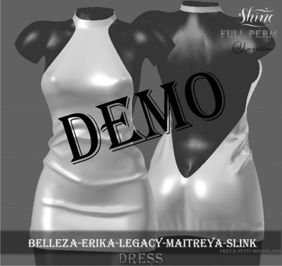 Second Life Marketplace [shine Demo]dress Clarissa